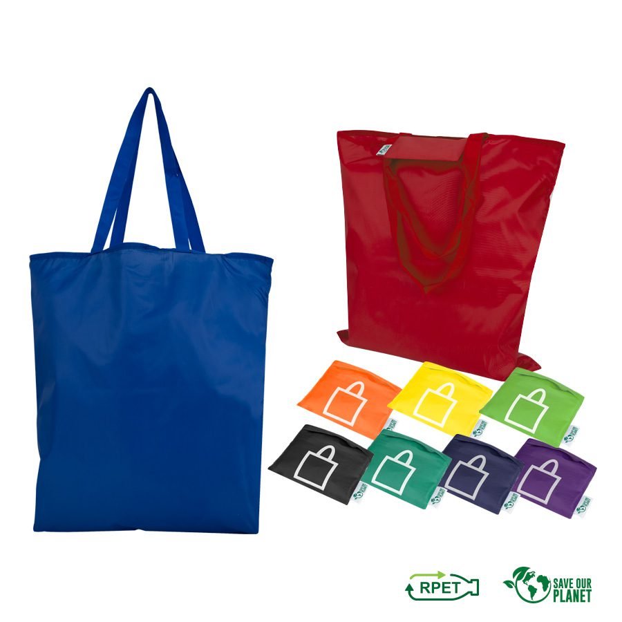 Bolsa De Compras Compactable En Tela Rpet | Beepromo
